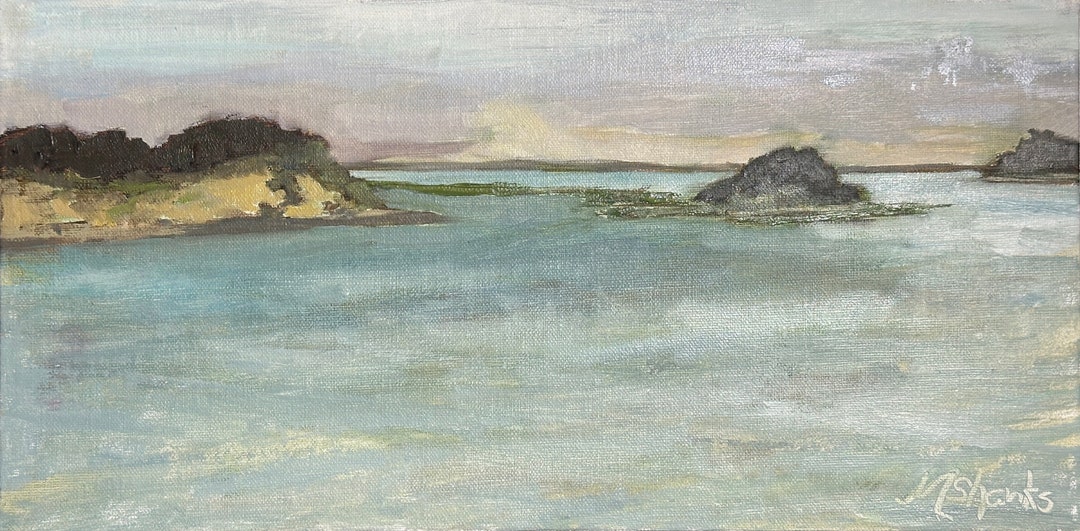 Cape Cod Ocean Painting, Original Seascape Oil Painting, Cape Cod - Etsy