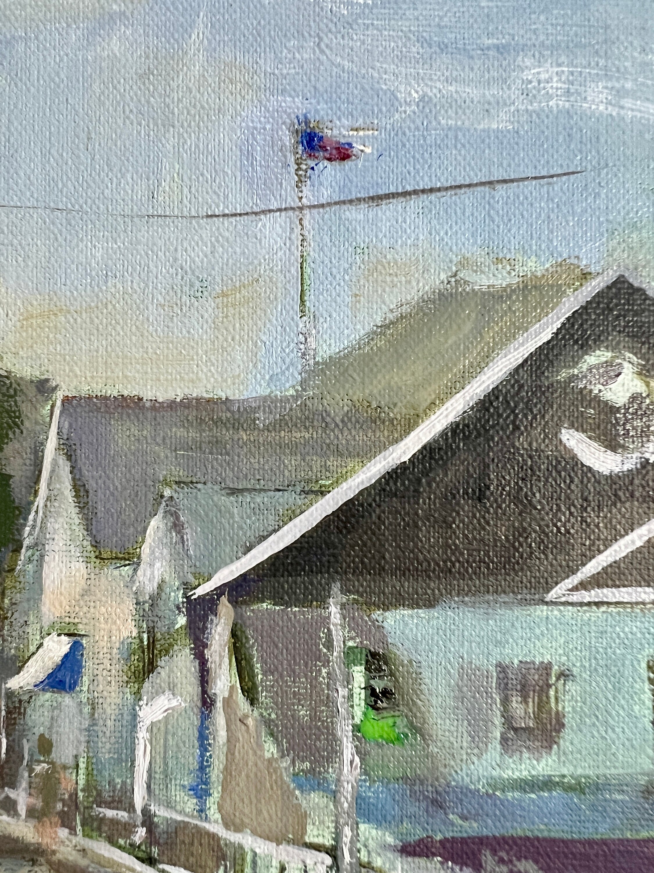 Cape Cod Painting, Original Oil Painting, Woods Hole, 6 by 12 Inches - Etsy