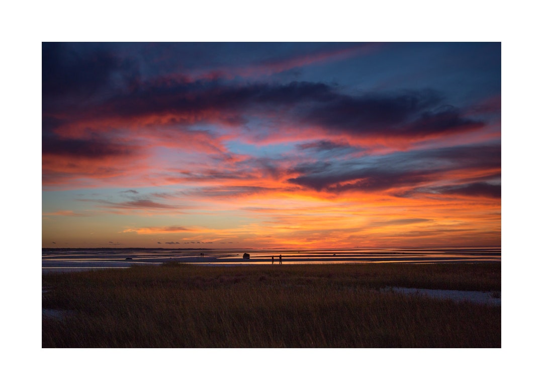 Sunset at Skaket Beach on Cape Cod Bay. Fine Art Gicleé Print. Wall Art ...