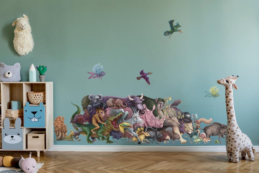 Magical Creatures Wall Stickers for Children's Room, Vivid Kids Room ...