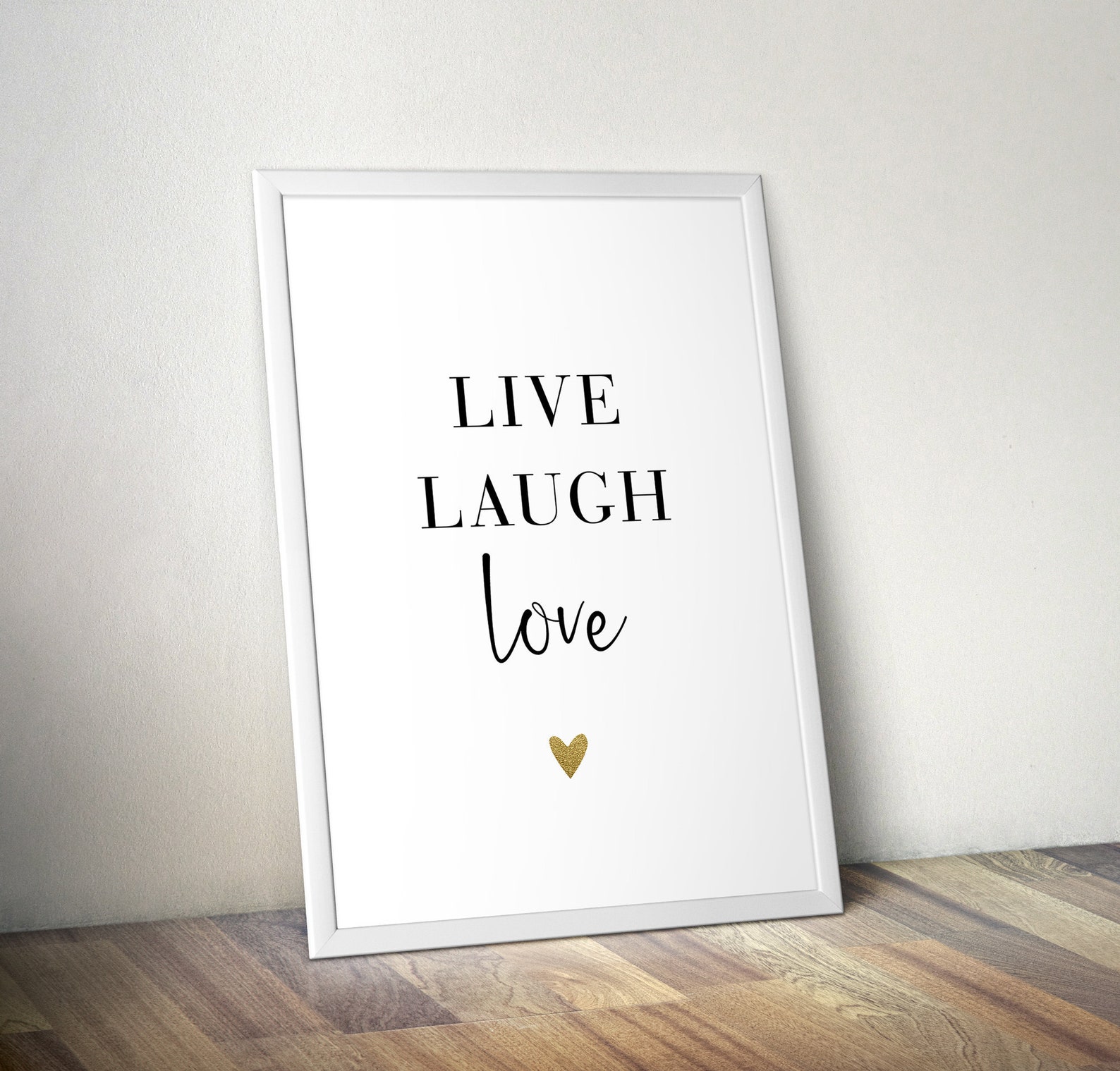 Affiche / Poster citation inspirante élégante et chic | Etsy