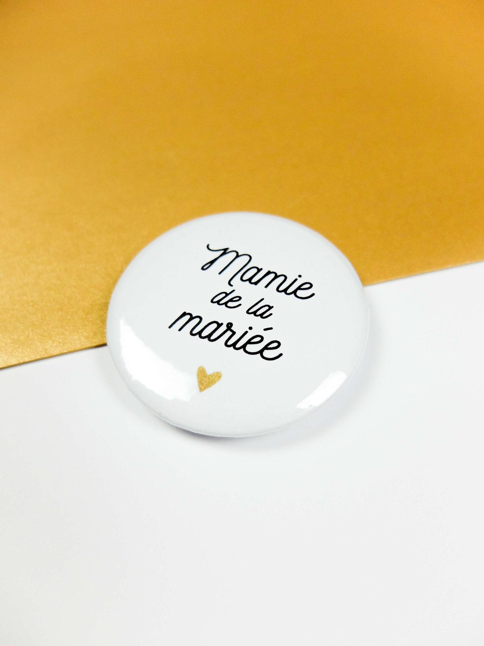 Badge mariage Mamie de la mariée - Etsy France