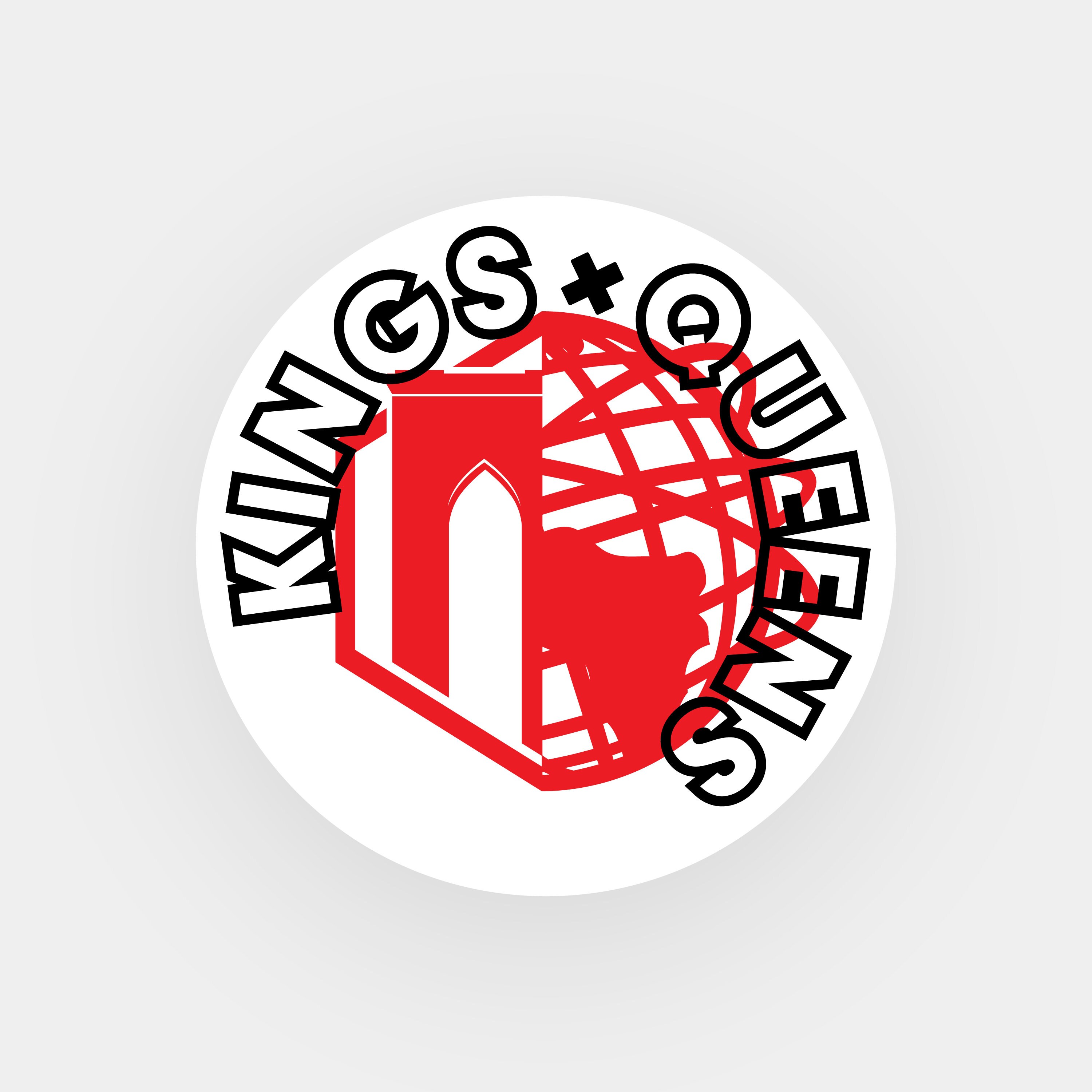 Kings & Queens Round Sticker Weatherproof - Etsy