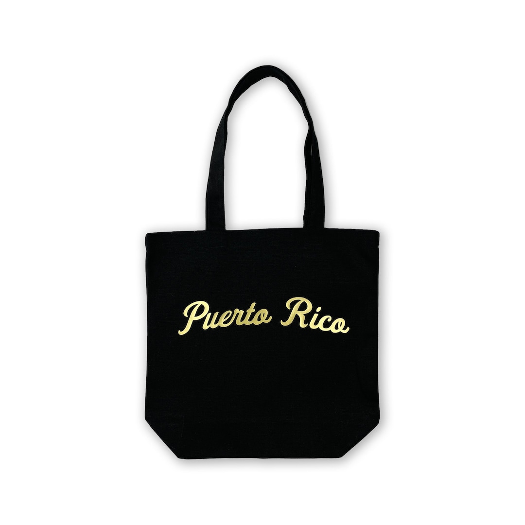 Puerto Rico Tote Bag, Hand Bag, Boricua, Gold - Etsy