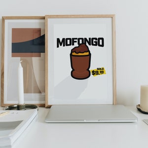 Mofongo Art Print - Puerto Rico - Poster - Matte Finish - Etsy
