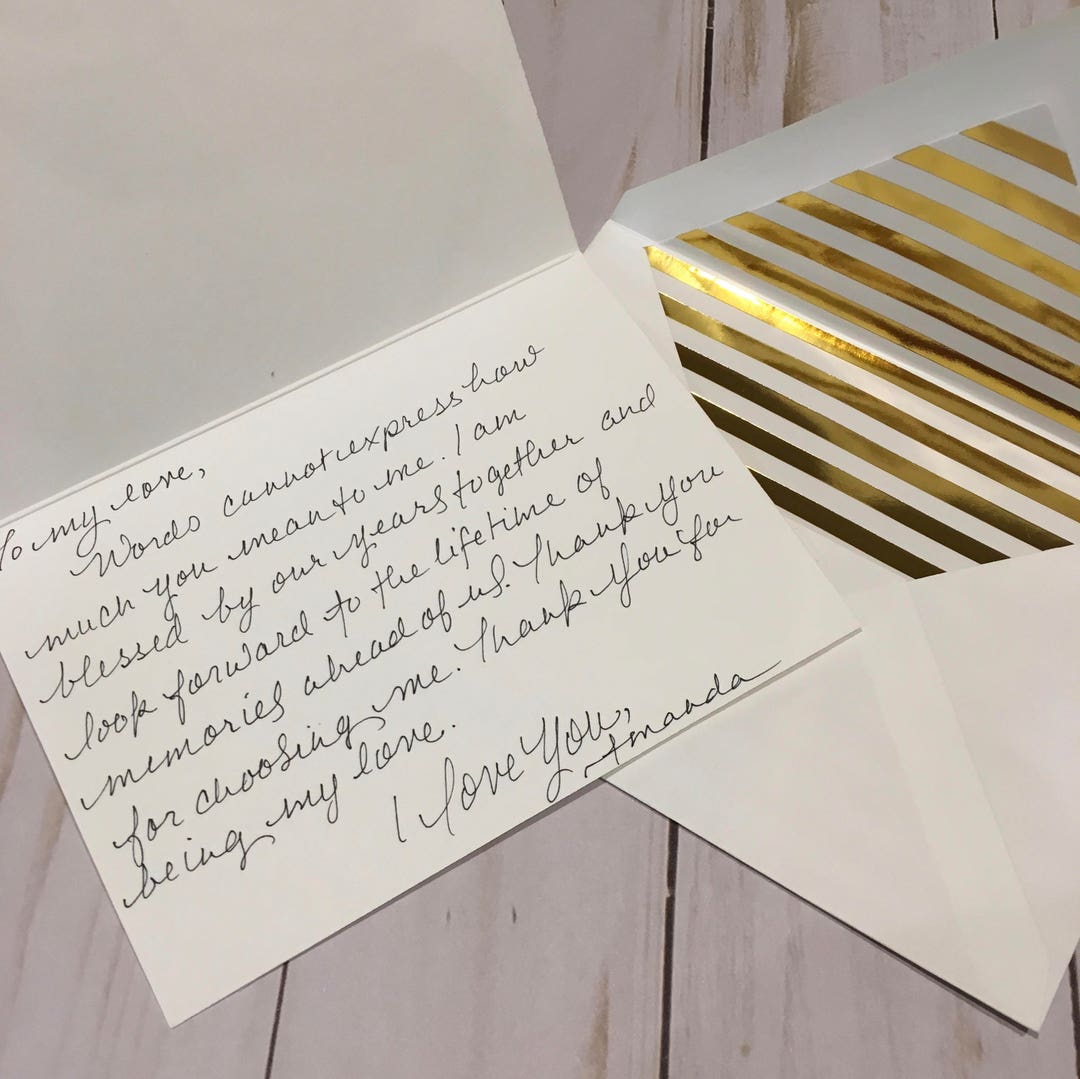 Hand-written Notes and Cards - Etsy