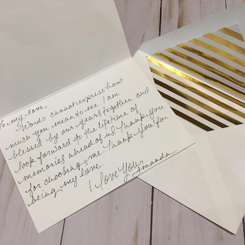 Notas y tarjetas escritas a mano - Etsy España