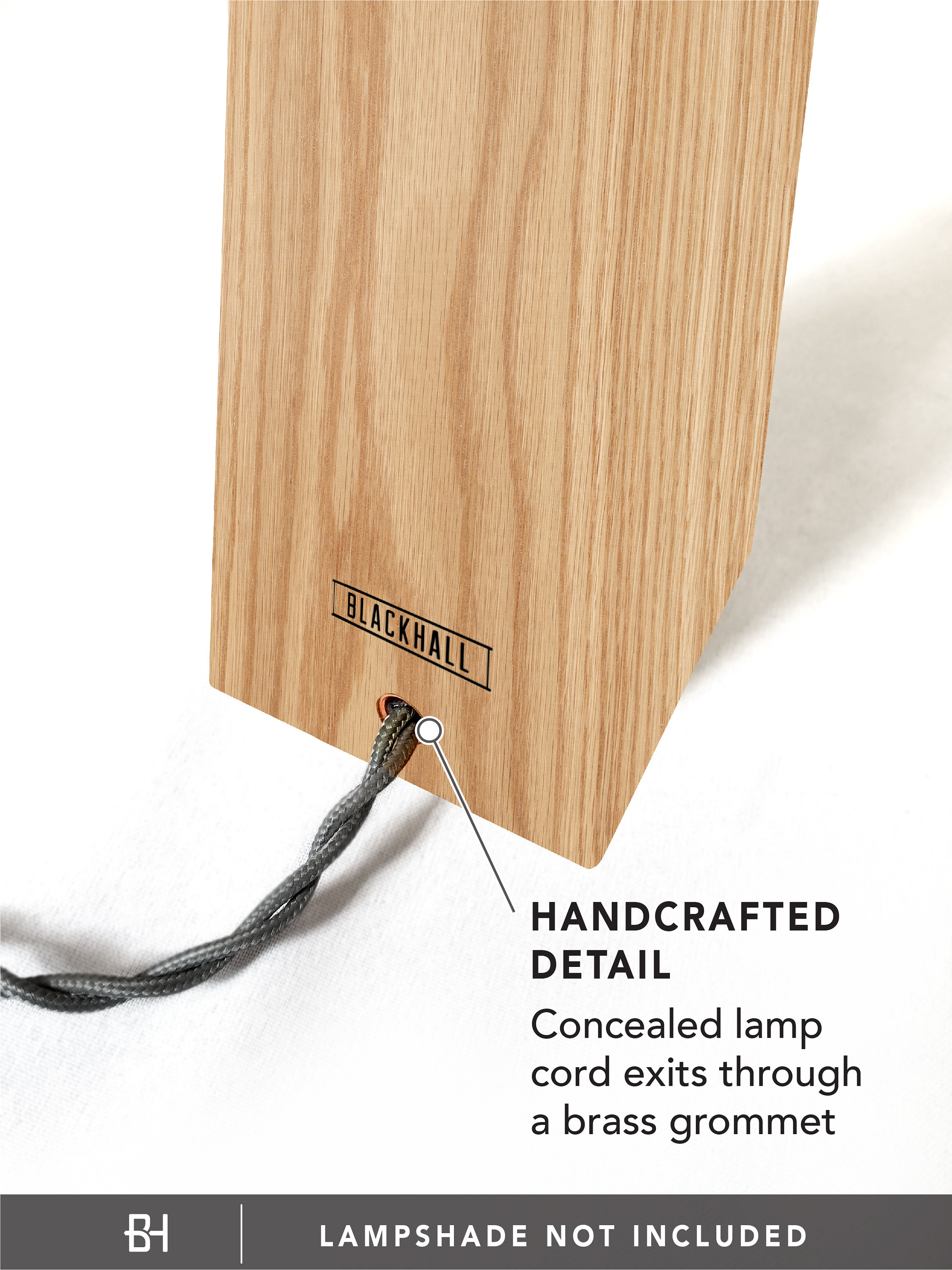 Table Lamp, Small Modern Wood Lamp – Oak - Etsy