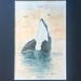 Original Watercolor Painting Orca Whale Ocean Art, Handmade Art, Ocean ...