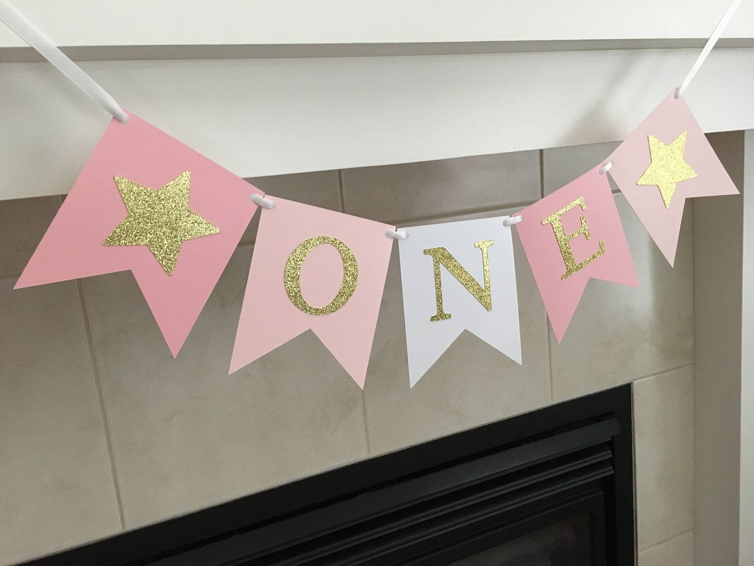 One Birthday Banner Star Birthday First Birthday Banner 1st | Etsy