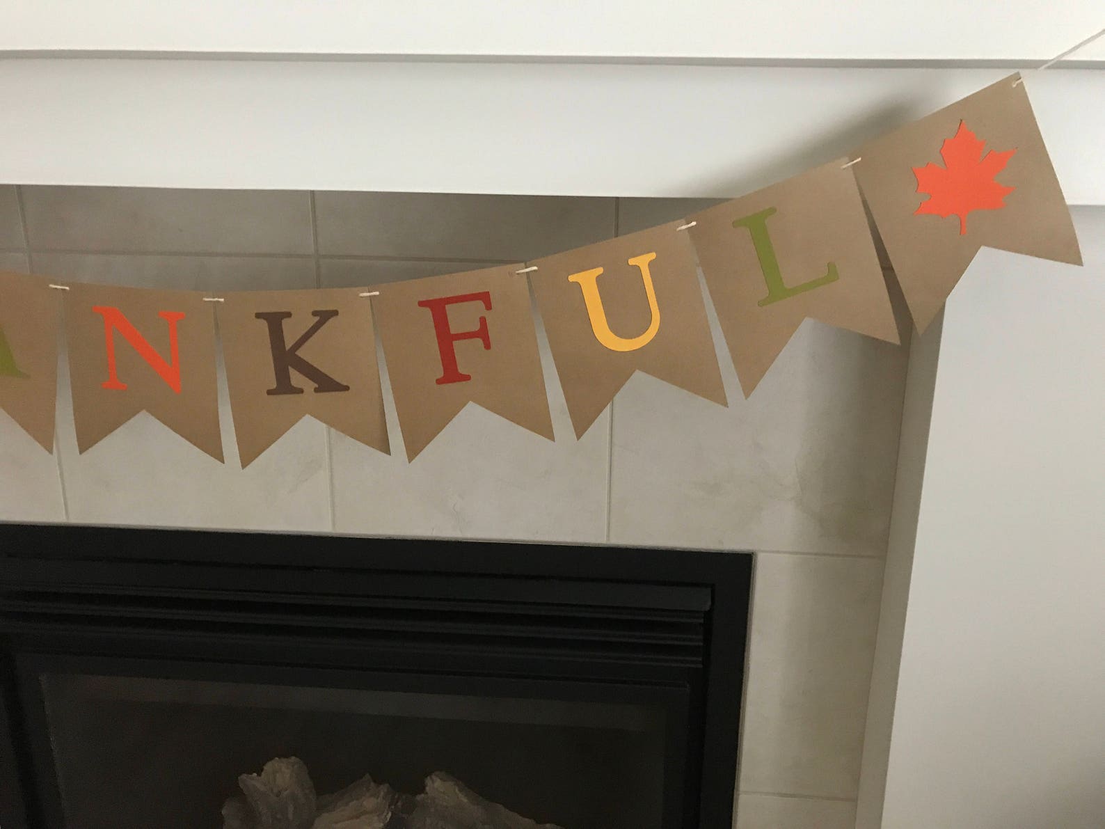 Thankful Banner Thanksgiving Banner Happy Thanksgiving Fall - Etsy