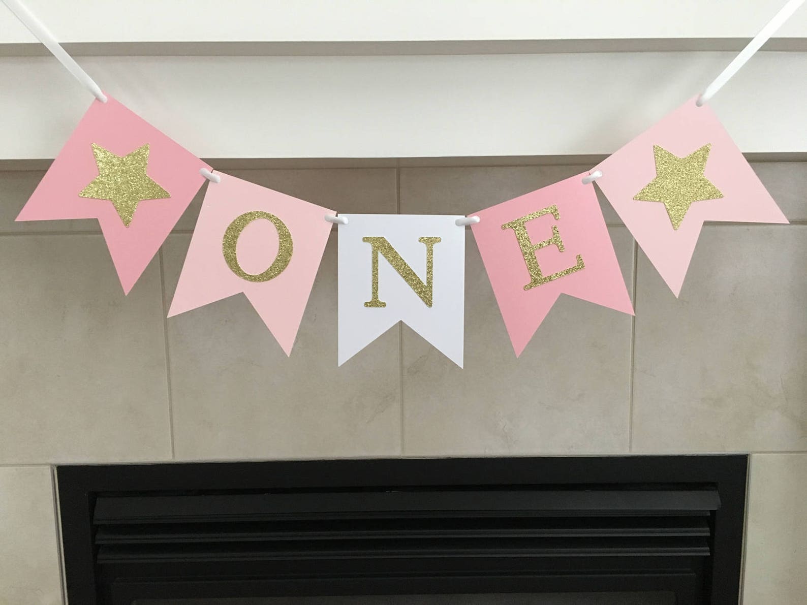 One Birthday Banner Star Birthday First Birthday Banner 1st | Etsy