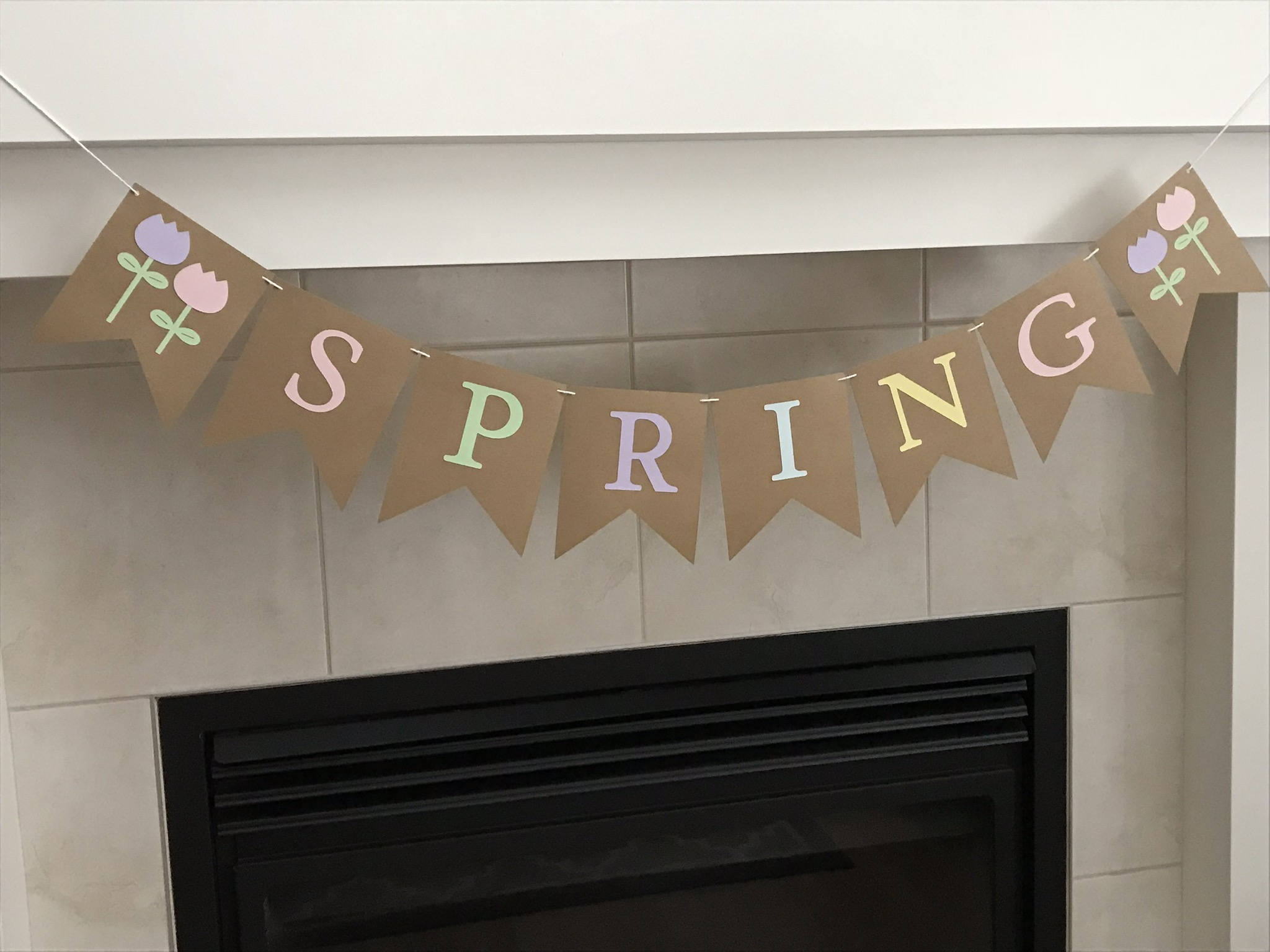 Spring Banner Spring Decor Spring Garland Seasonal - Etsy