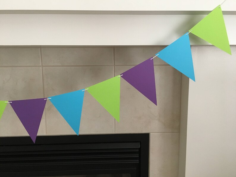 Triangle Banner Bunting Banner Garland Party Decoration - Etsy