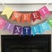 Sweet 16 Decoration, Sweet Sixteen Banner, Sweet Sixteen Party, Rainbow ...