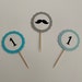 Mustache Cupcake Toppers, Moustache Party, Little Man Birthday ...