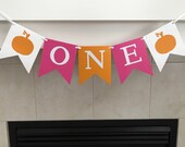 Pumpkin One Birthday Banner One Birthday Banner High Chair - Etsy