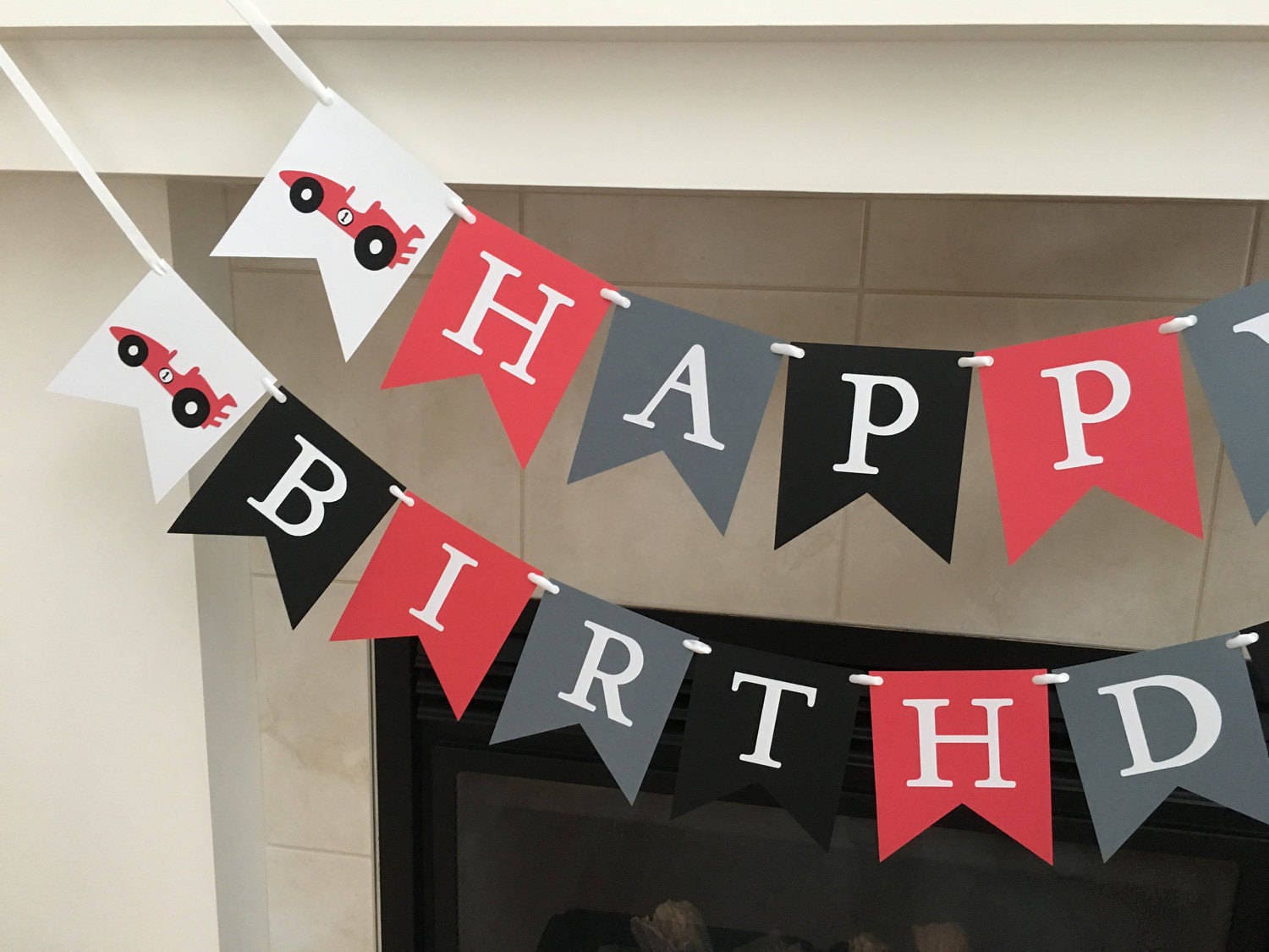 Car Birthday Banner Car Happy Birthday Banner Car Party | Etsy