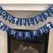 Blue God Bless Banner Baptism Banner Christening Banner - Etsy