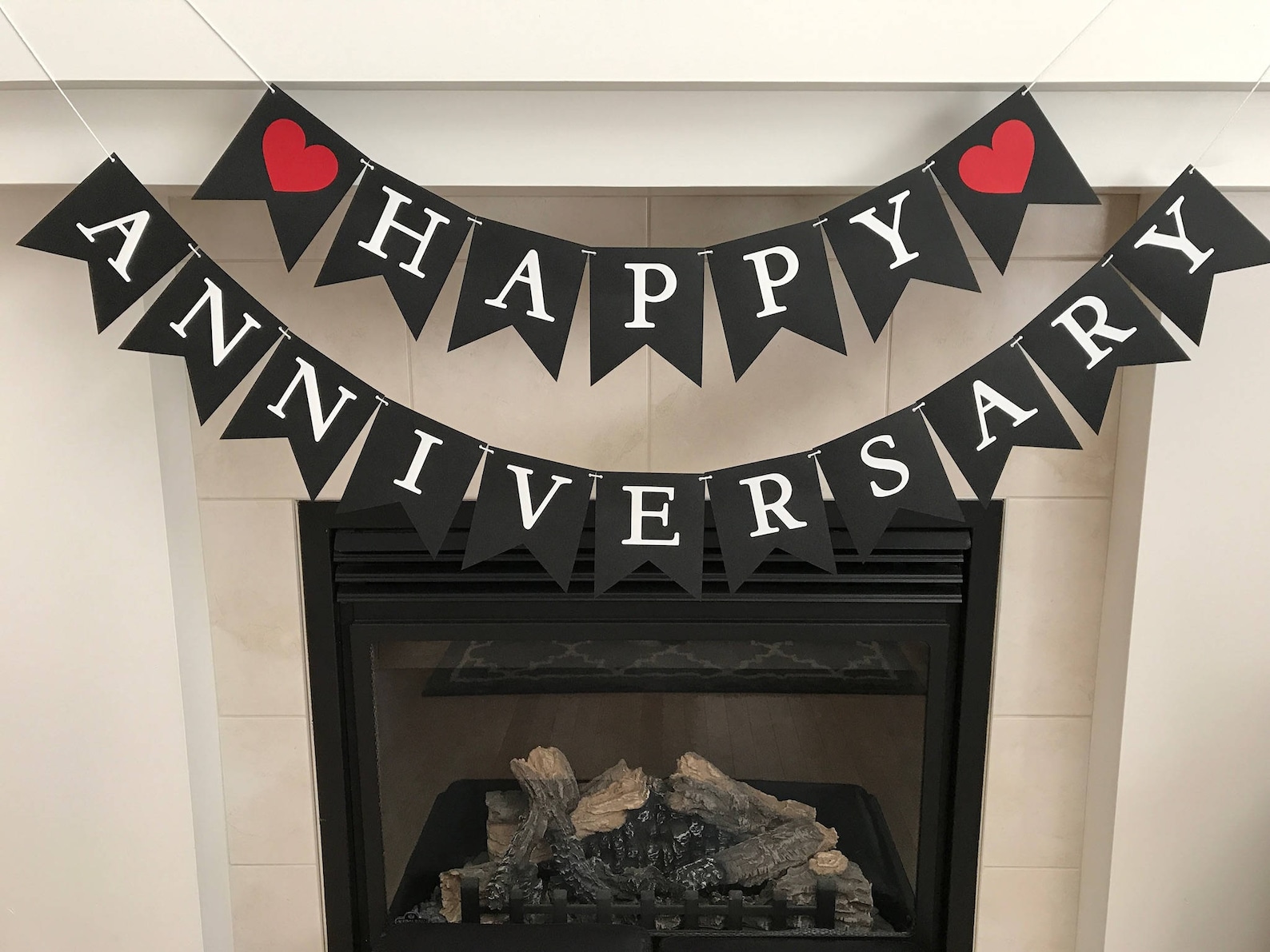 Happy Anniversary Banner Anniversary Banner Wedding - Etsy