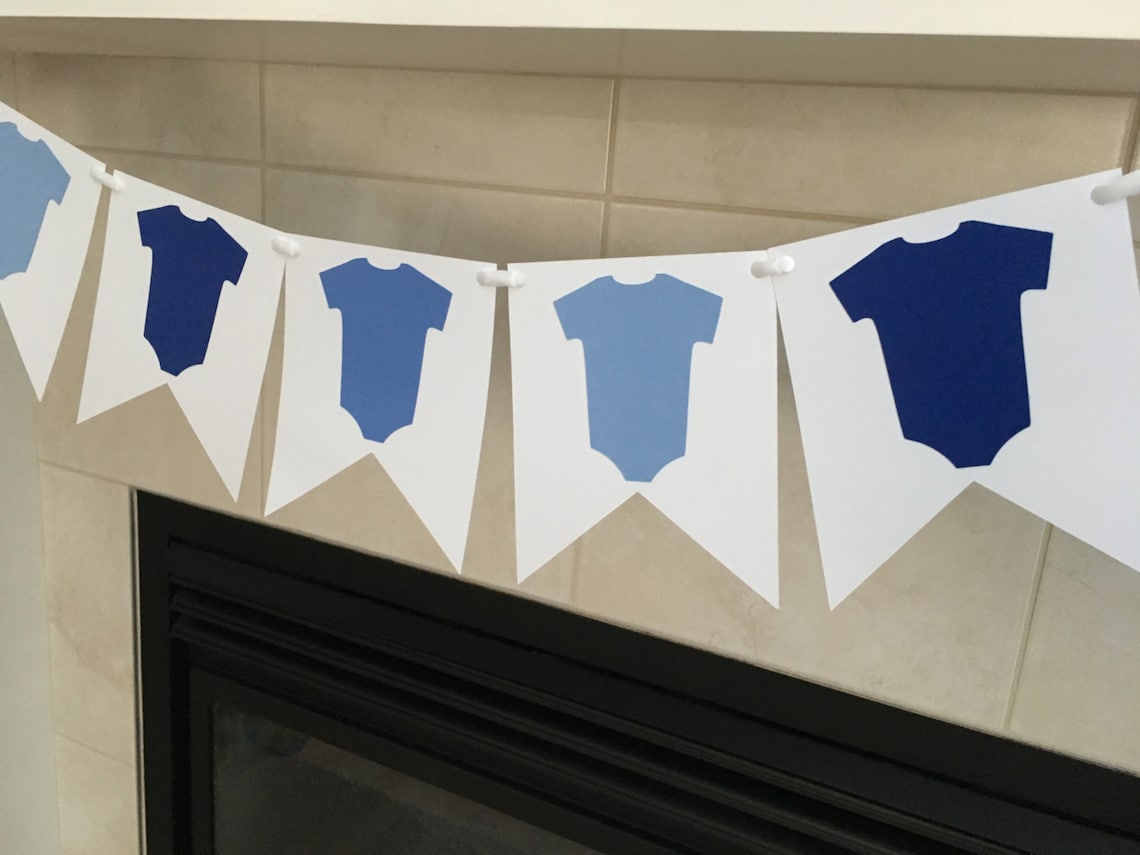 Baby Shower Banner Boy Baby Shower Baby Shower Decorations | Etsy
