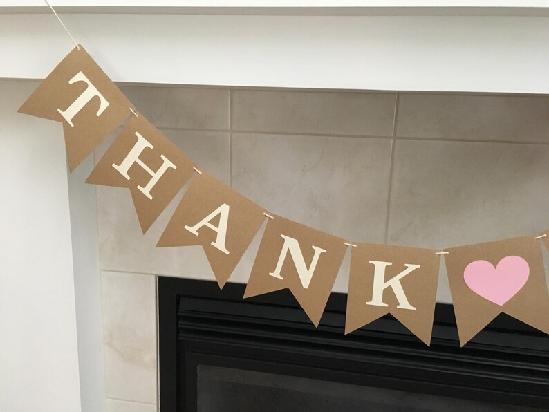 Thank You Banner Wedding Decor Thank You Photos Photo Prop - Etsy