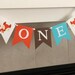 Fox One Banner Fox Birthday Banner Fox Banner High Chair - Etsy