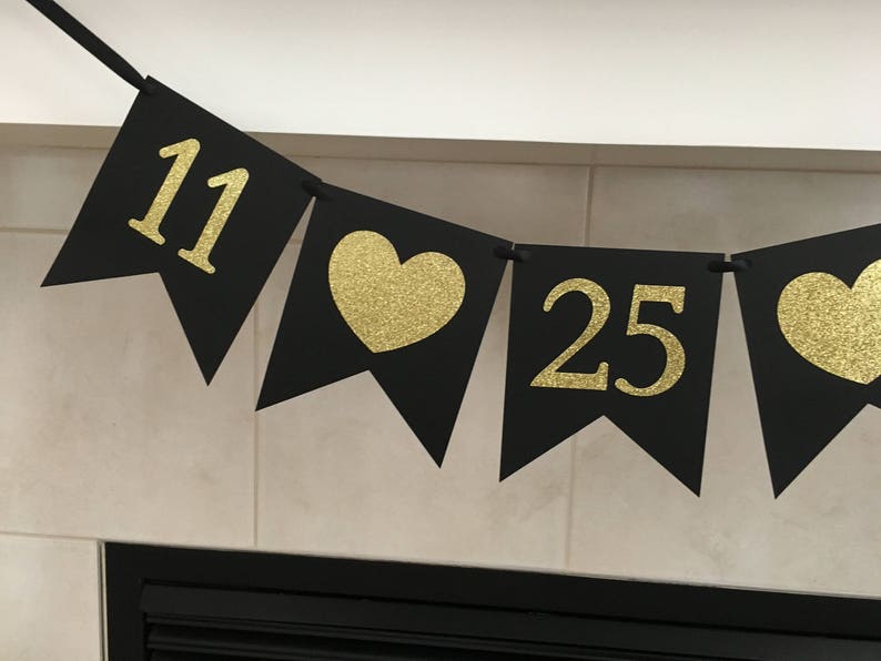 Custom Date Banner Wedding Date Banner Save the Date Banner - Etsy