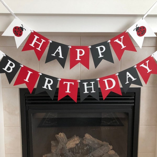 Miraculous Ladybug Birthday Banner - Etsy