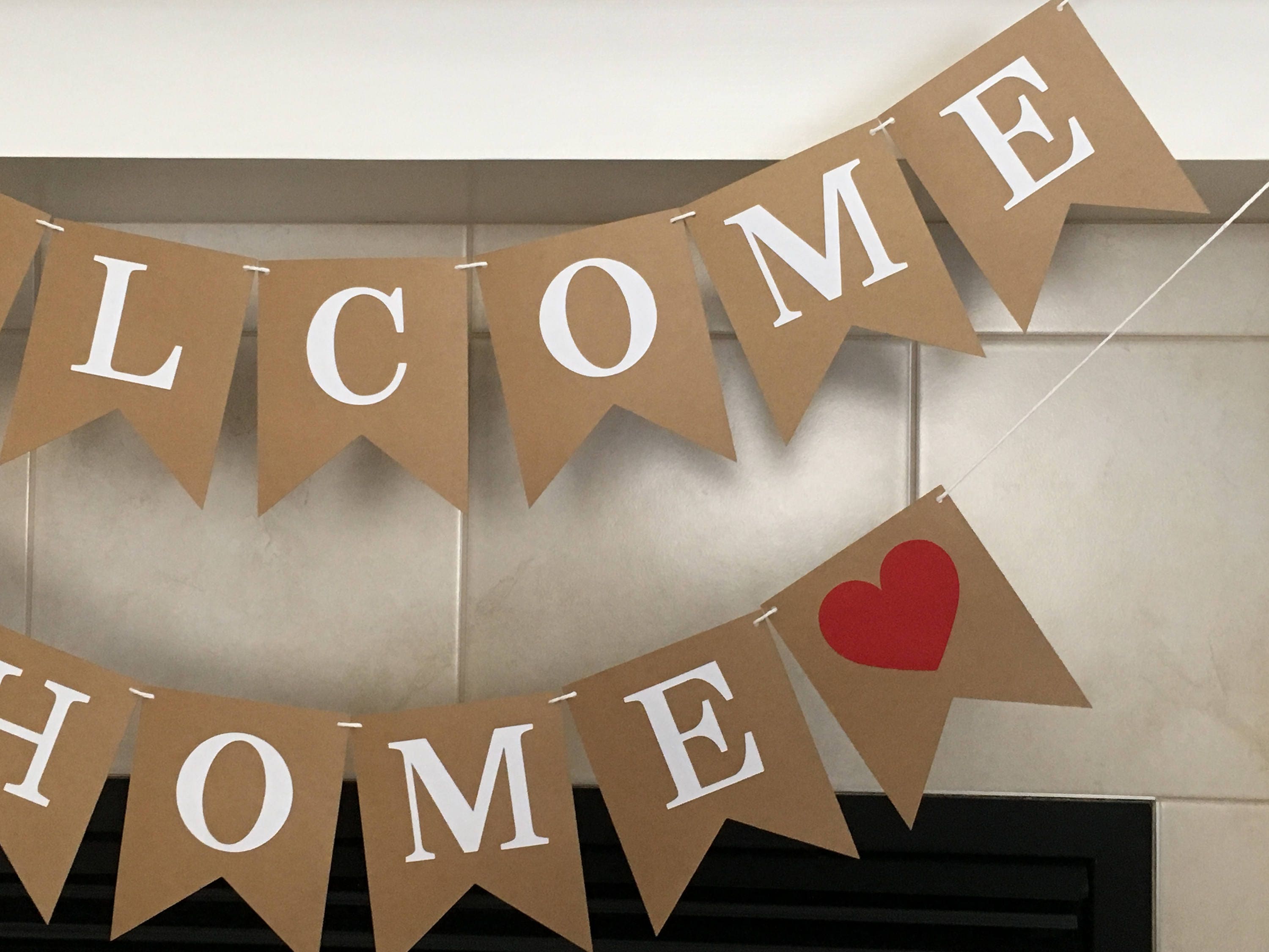 Diy Welcome Home Banner
