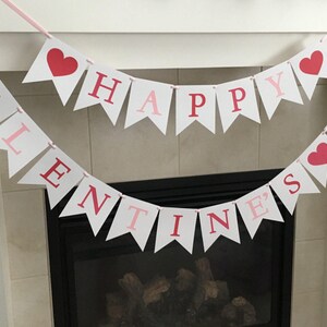 Valentine's Day Banner, Valentine's Decoration, Happy Valentine's Day ...