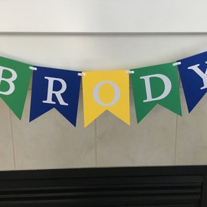 Personalized Name Banner, Custom Name Banner, Name Banner for Nursery ...