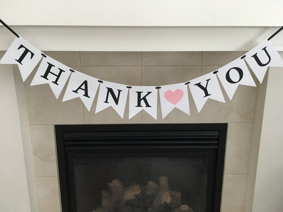 Thank You Banner Thank You Sign Wedding Decoration Photo | Etsy