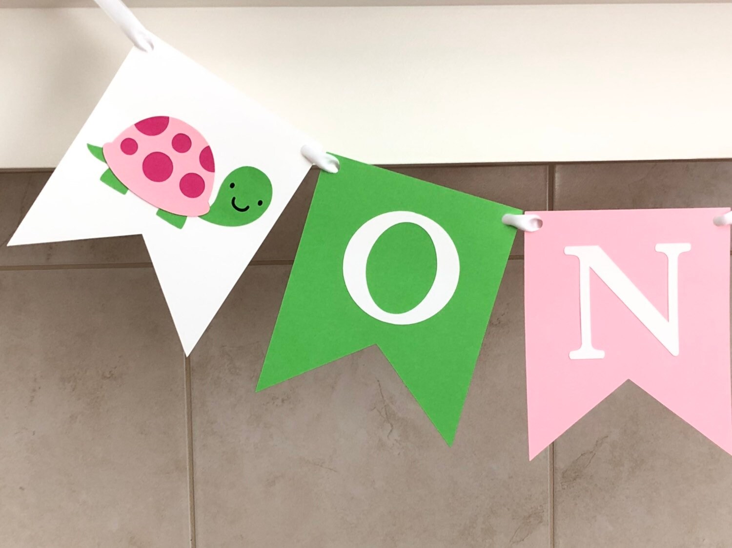 Turtle One Banner Turtle Birthday Banner One Birthday - Etsy