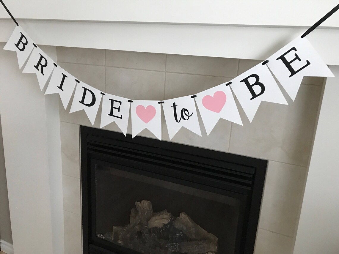 Bride to Be Banner Bridal Shower Banner Bridal Shower Party - Etsy