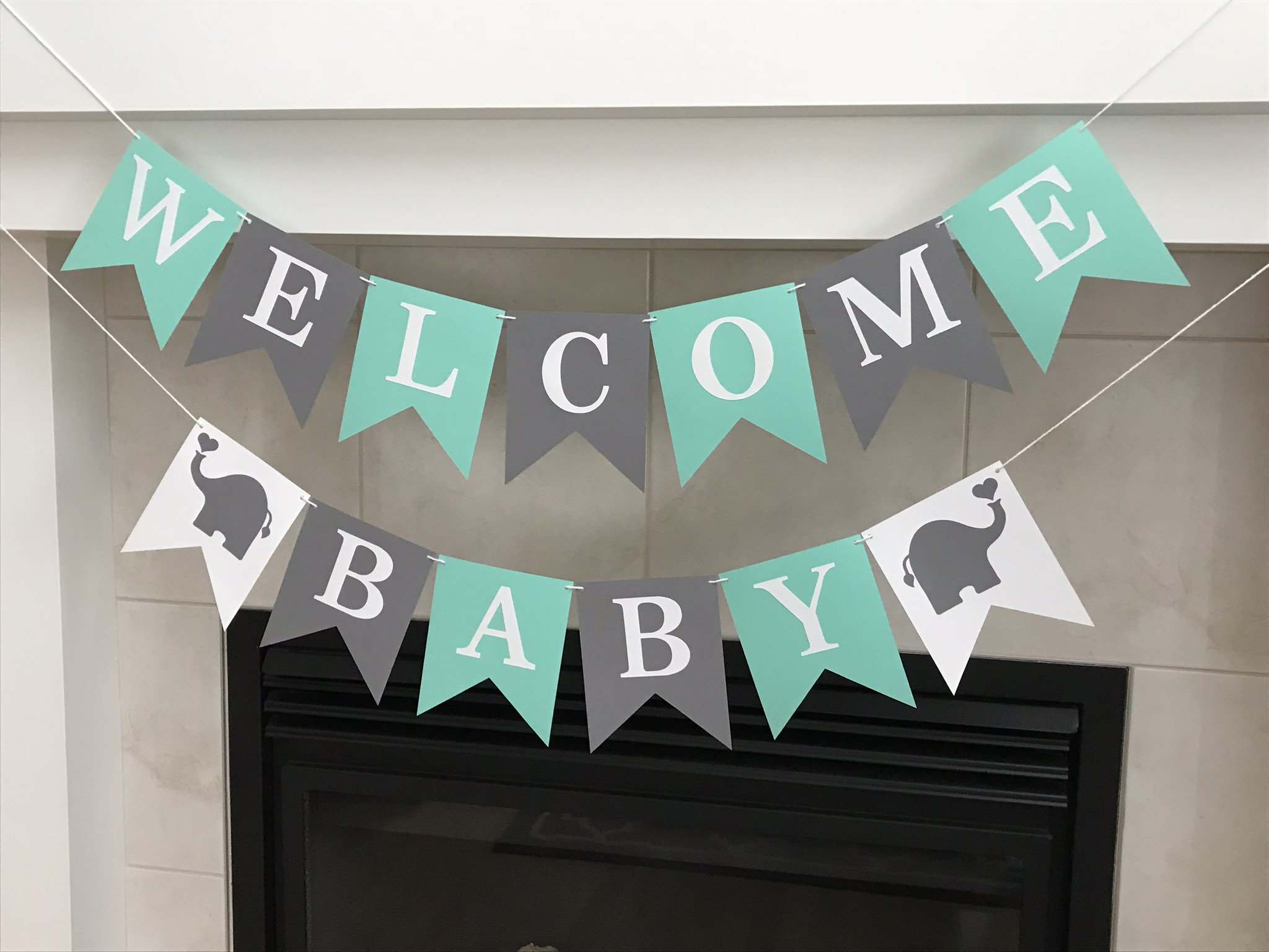 Welcome Baby Banner Baby Shower Banner Baby Sprinkle Baby - Etsy Canada