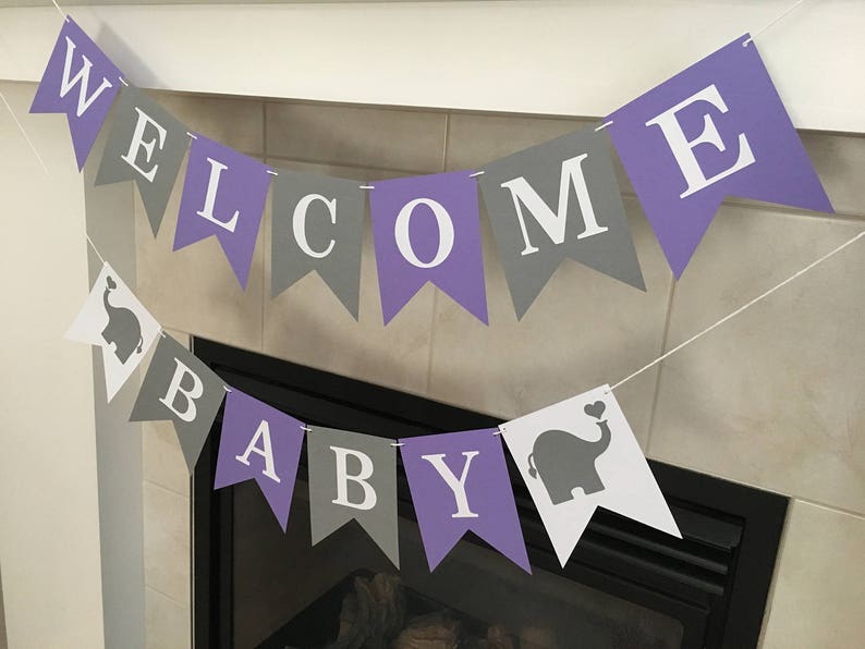 Welcome Baby Banner Baby Shower Banner Baby Sprinkle Baby | Etsy