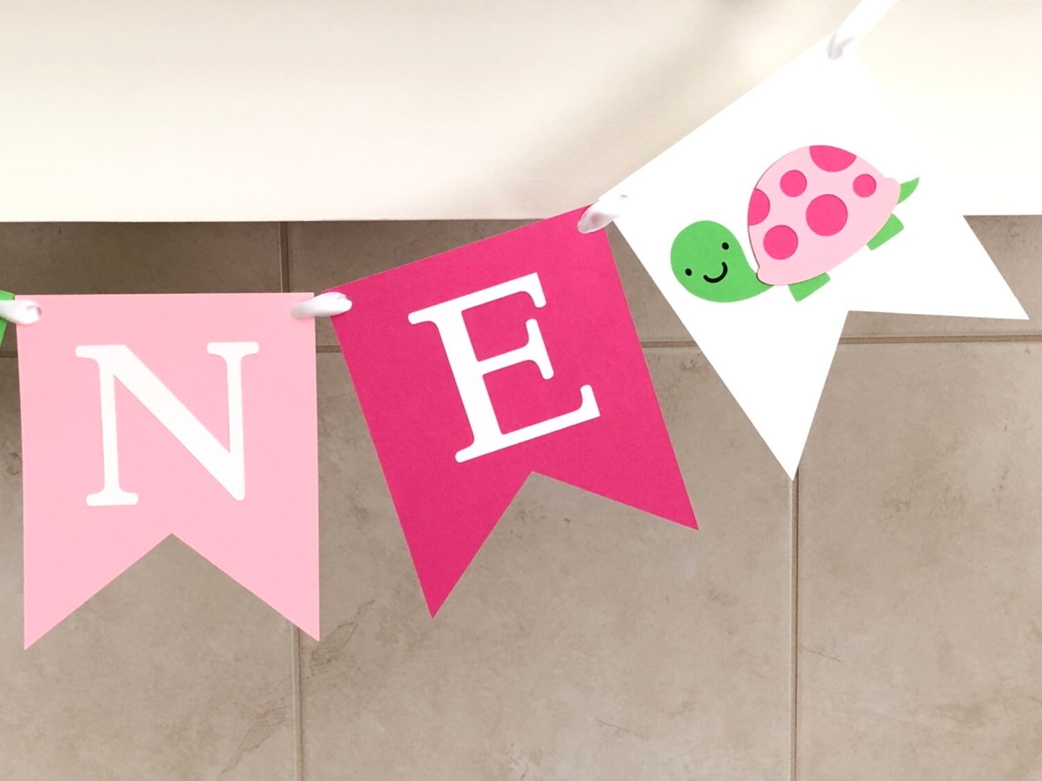 Turtle One Banner Turtle Birthday Banner One Birthday - Etsy
