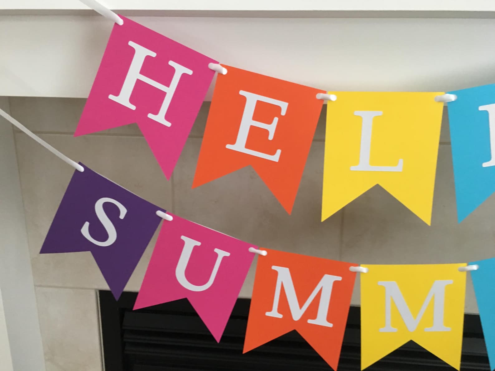 Hello Summer Banner Summer Banner Seasonal Banner Summer | Etsy
