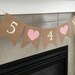 Custom Date Banner, Wedding Date Banner, Save the Date Banner, Due Date ...