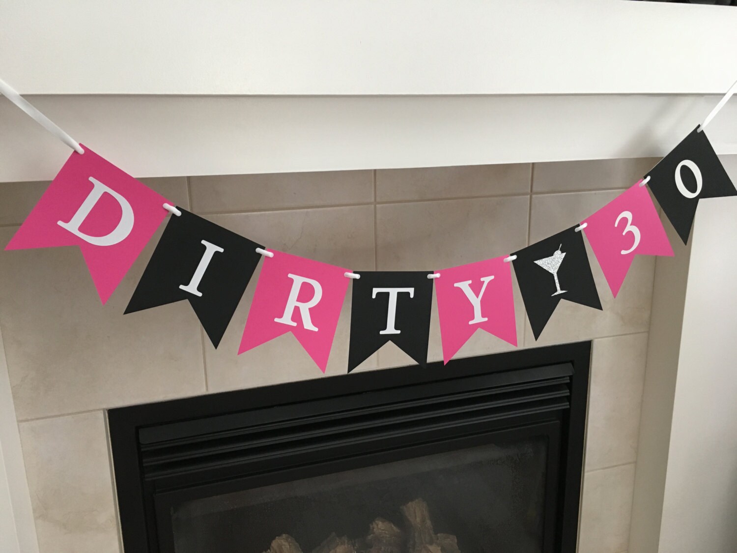 Dirty 30 Banner 30th Birthday Banner Dirty 30 Party | Etsy