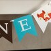 Fox One Banner Fox Birthday Banner Fox Banner High Chair - Etsy