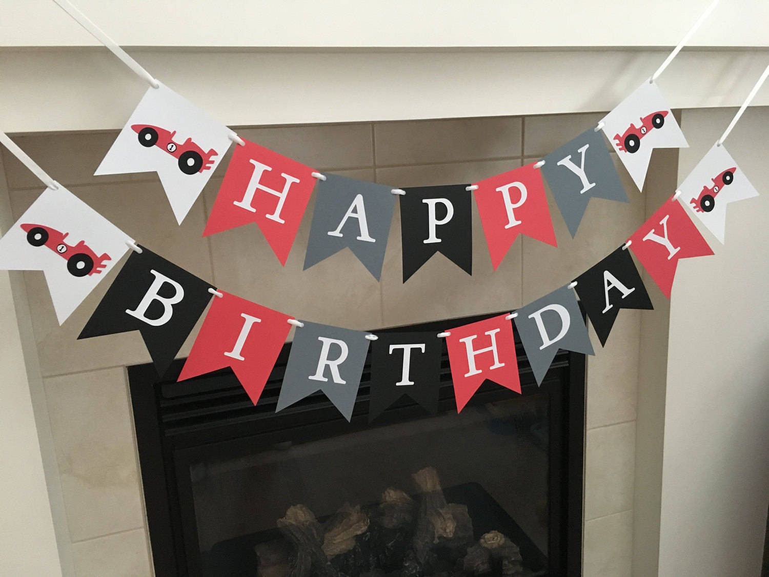 Car Birthday Banner Car Happy Birthday Banner Car Party | Etsy