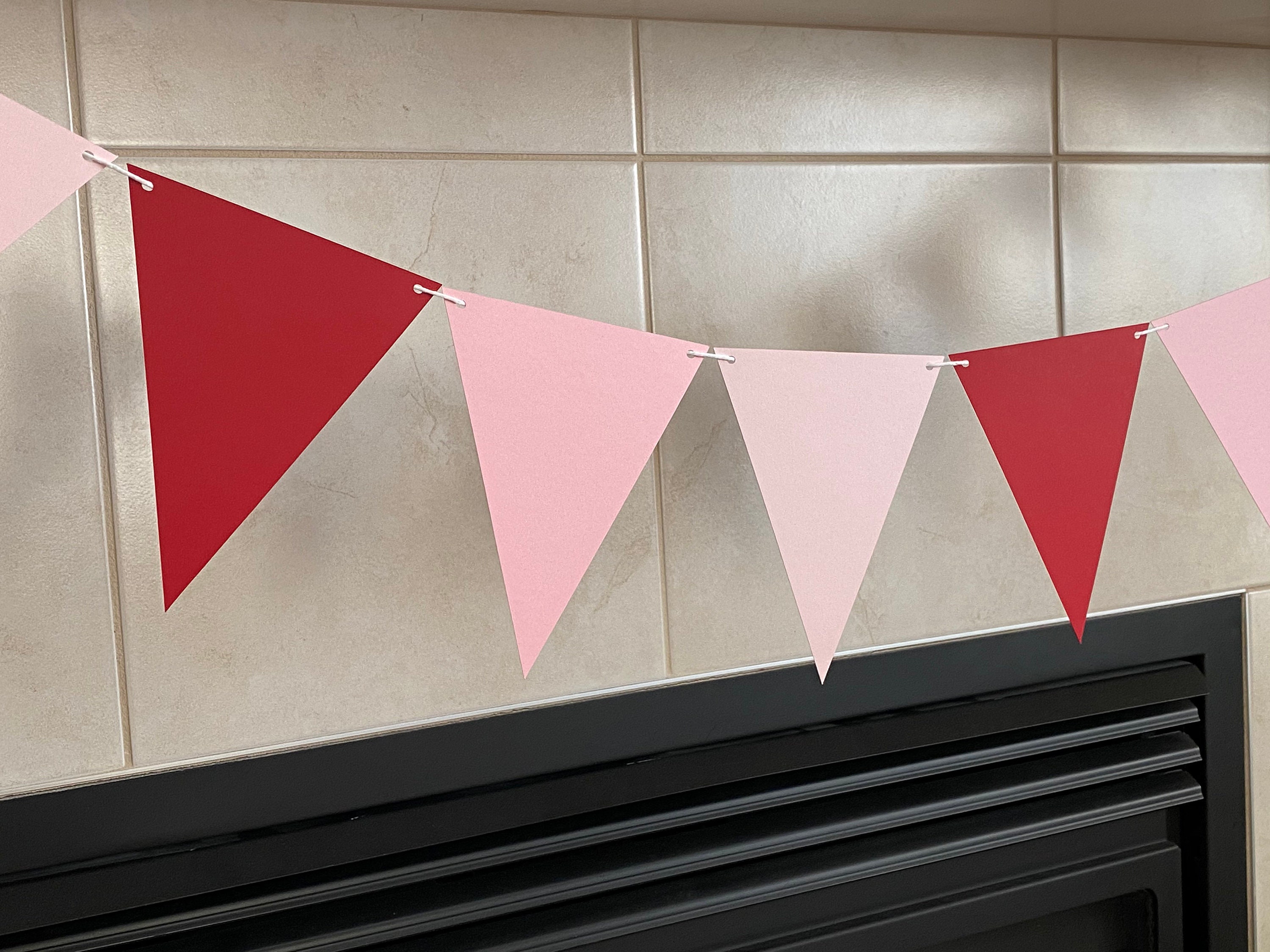 Triangle Banner Sweetheart Triangle Banner Valentine's | Etsy