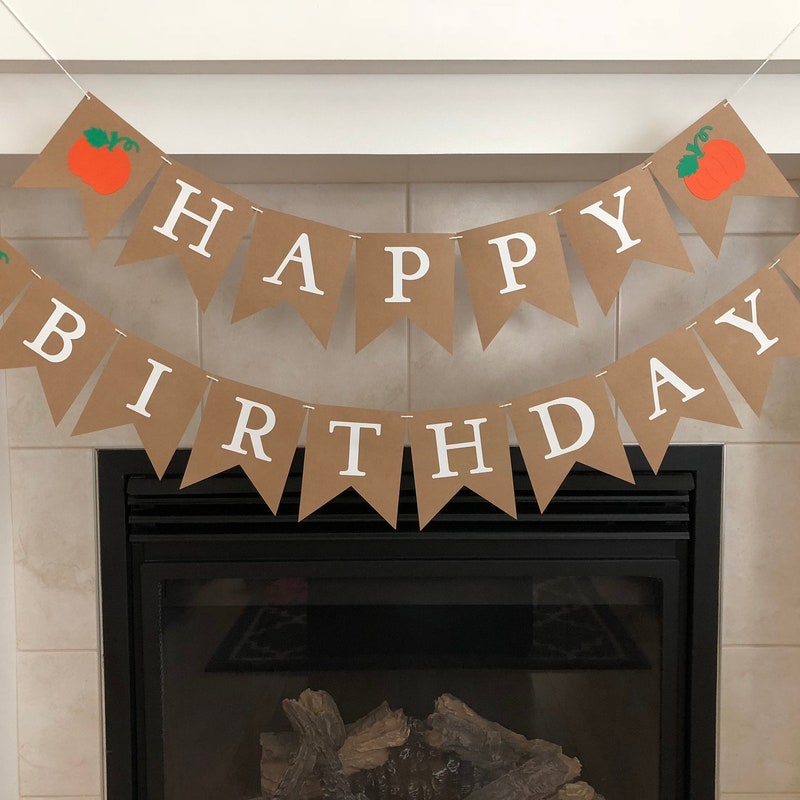 Happy Birthday Pumpkin - Etsy
