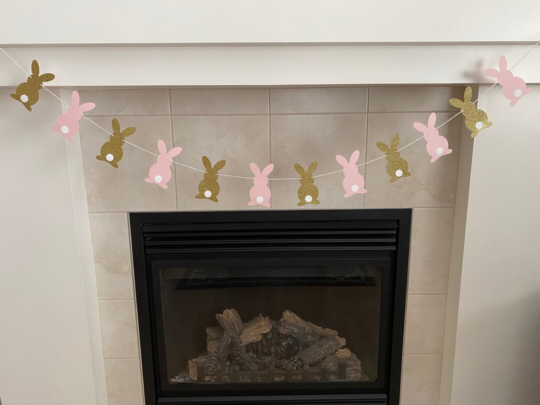 Easter Bunny Banner, Easter Bunny, Easter Banner, Bunny Bunting Banner ...