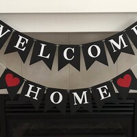 Welcome Home Banner - Etsy