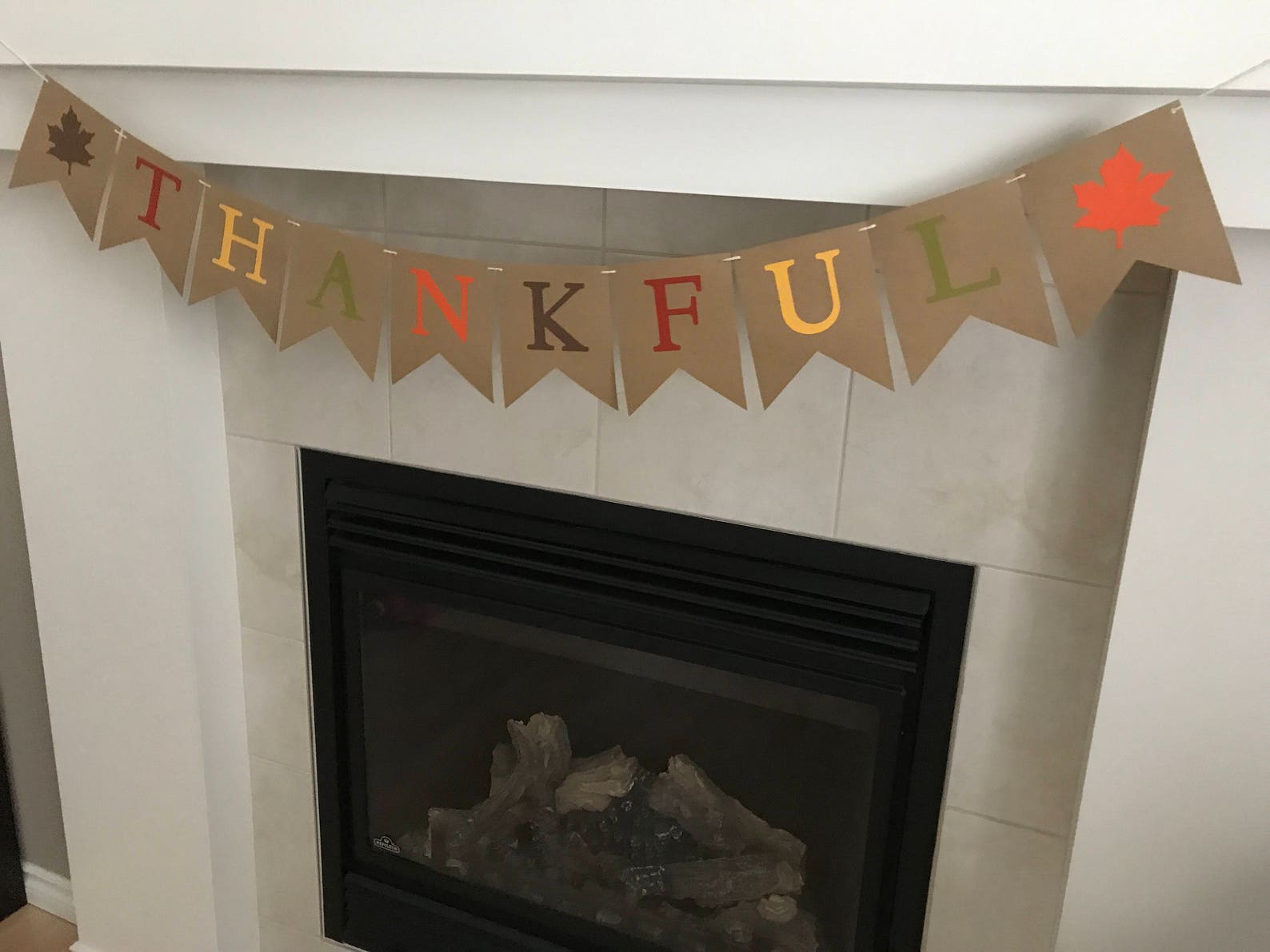 Thankful Banner Thanksgiving Banner Happy Thanksgiving Fall - Etsy