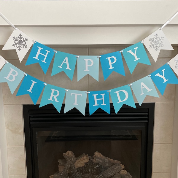 Frozen Banner - Etsy