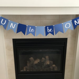 Fun to Be One Banner, First Birthday Banner, 1st Birthday Banner, Photo ...